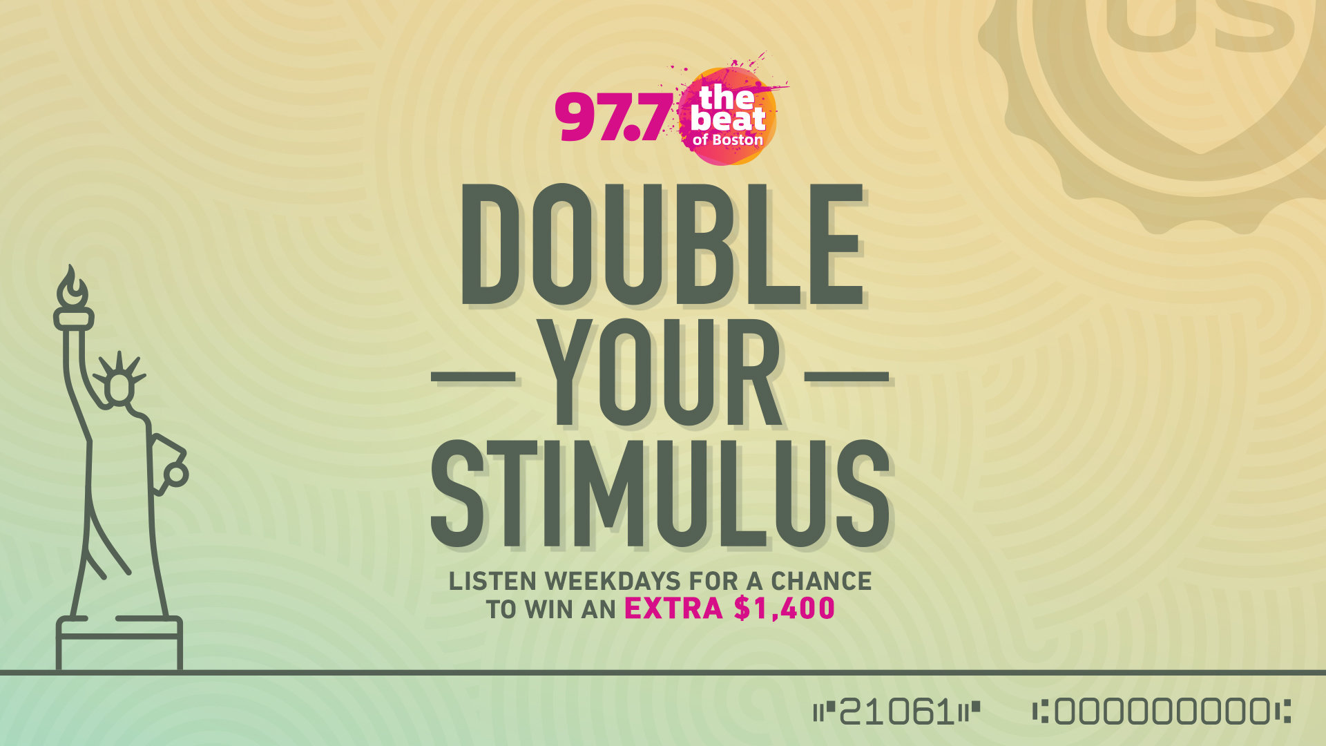 How would you like to DOUBLE your stimulus?!