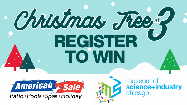 Enter for a chance to win an American Sale Christmas Tree & MSI passes