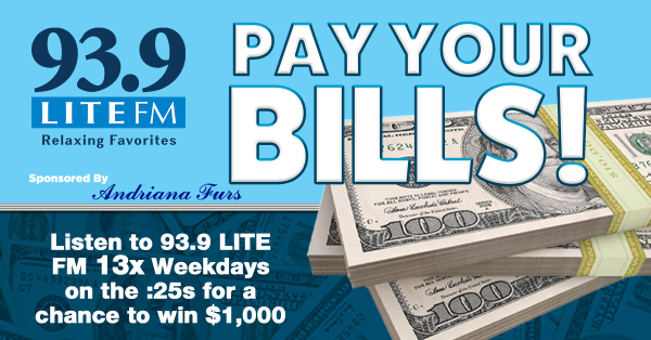 93.9 LITE FM Contests | Tickets, Trips & More