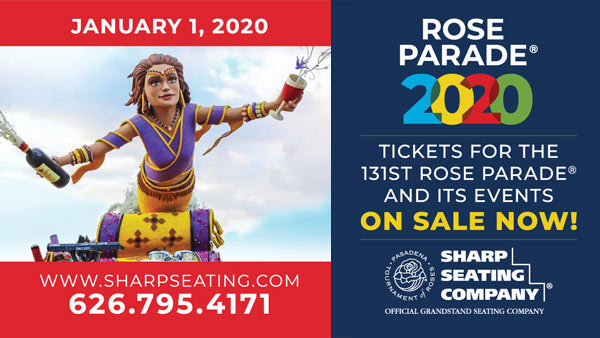 Rose Parade Tickets courtesy of Sharp Seating (1/1/20) (4-pack) | KOST ...