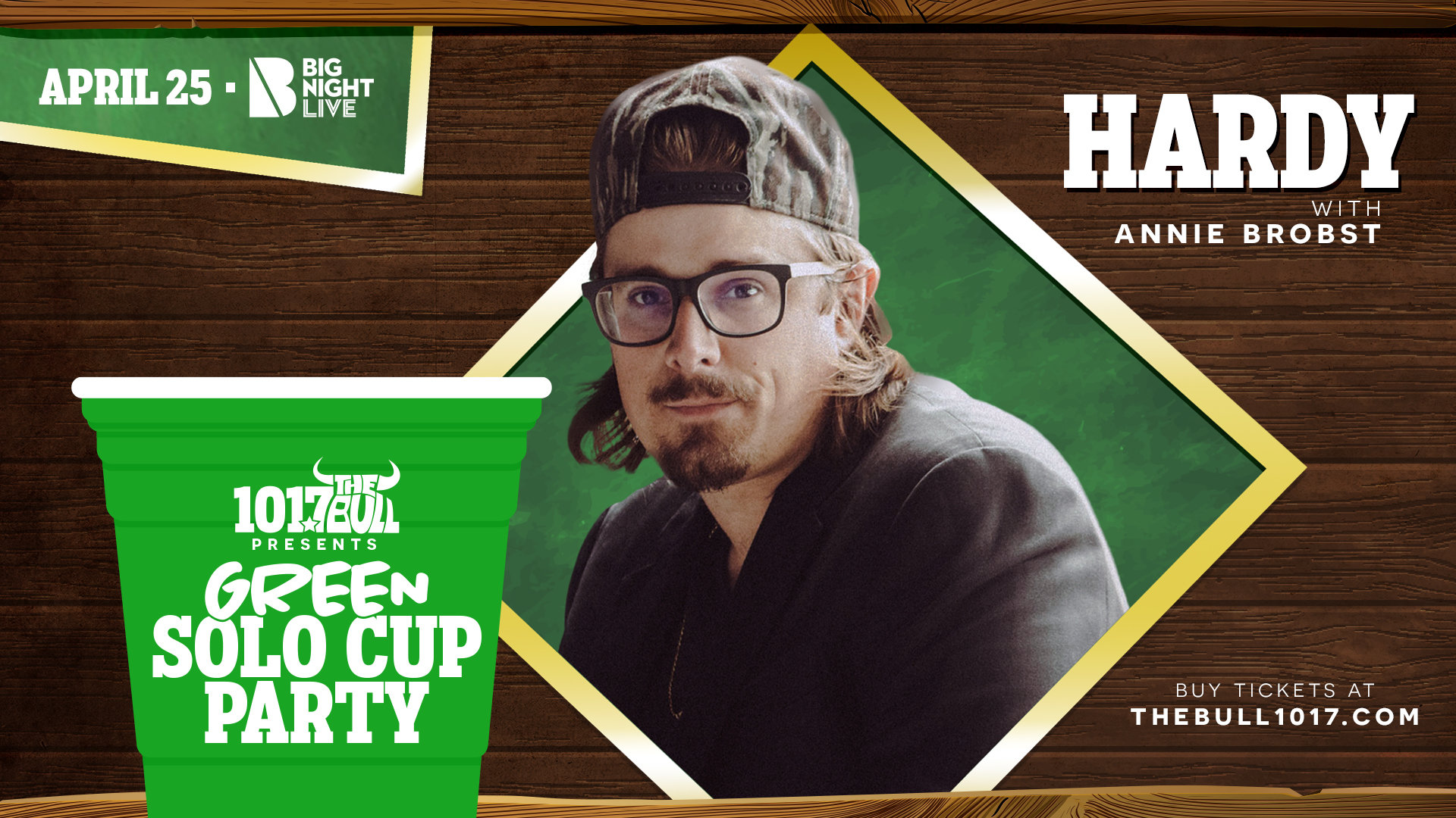 Text-2-Win Weekend: Green Solo Cup Party with Hardy